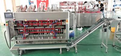 China High Production High Speed Full Automatic Six Heads Cosmetic Filling Packing Machine for sale