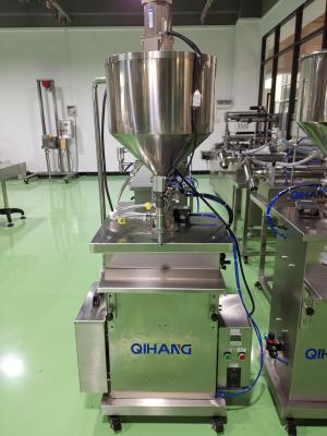 China Cosmetic Manufacturing 316L 250ML Semi Automatic Liquid Filling Machine for sale