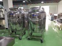 China Movable Cylindrical 300L 400L Cream Storage Tank for sale
