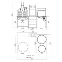 China 500L cosmetic cream vacuum emulsifying homogenizer mixer for sale