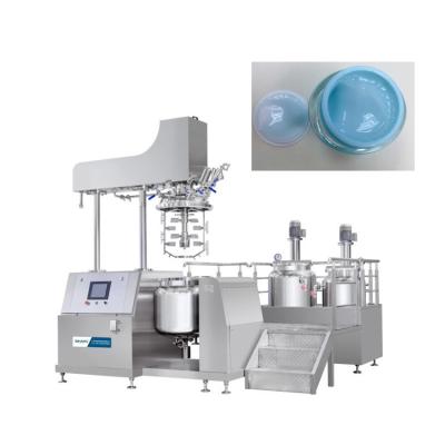 China Vacuum Homogenizer Cream Mixer 3500 R/Min 15KW 100L Cosmetics Vacuum Mixer Homogenizer for sale