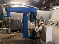China Hydraulic Lifting High Shear Disperser , Double Shaft Cosmetic Processing Equipment for sale