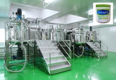 China Large Cosmetic Mixer Equipment  220V / 380V Facial Cream Homogenizer Stirrer for sale
