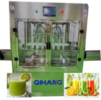 China 16 Nozzles Piston Liquid Paste Filling Machine Servo Motor Control for sale