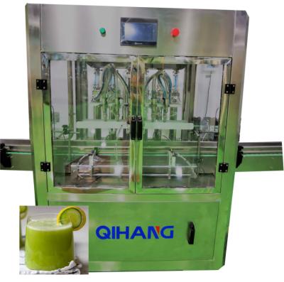 China 16 Nozzles Piston Liquid Paste Filling Machine Servo Motor Control for sale