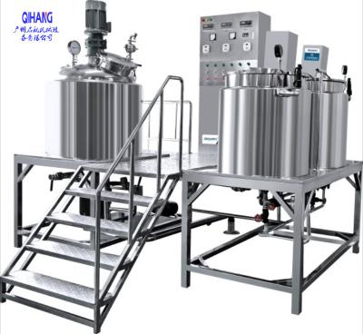China Fixed Vacuum Homogenizer Emulsifying Machine pneumatic homogenizer Electrical Control Systems for sale