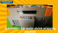 China PLC Interface Controlled Cosmetic Packaging Auto Plastic Film L Bar Shrink Wrap Machine for sale