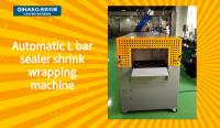 China PLC Interface Controlled Cosmetic Packaging Auto Plastic Film L Bar Shrink Wrap Machine for sale