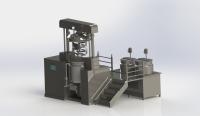 China Vacuum Emulsifying Homogenizer Industrial Cosmetic Mixer High Shear for sale
