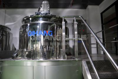 China Automatic PLC Cosmetic Mixing Machine Blending Reacting Boiler for sale