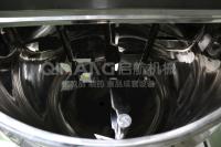 China Automatic PLC Cosmetic Mixing Machine Blending Reacting Boiler for sale