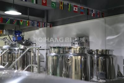 China Button Control Shaving Cream Cosmetic Making Machine Emulsifying Equipment for sale