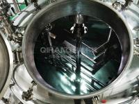 China 0.75kw Cosmetic Making Machine Stainless Steel Vacuum Emulsifying Mixer for sale
