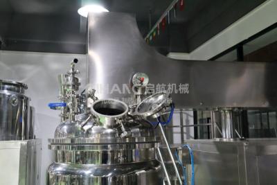 China Paste Cream Liquid Soap Chemical Making Machine Vacuum Homogeneous Emulsifier Mixing for sale