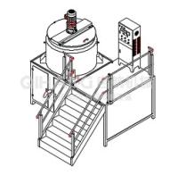 China Cosmetic Hair Shampoo Homogeniser  Liquid Soap Mixer Machine for sale