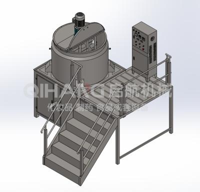 China SUS316L Daily Chemical Steam Heating Cosmetic Mixing Machine for sale