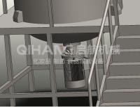 China SS304 Gel Making Liquid Detergent Mixer, Cosmetic Mixer Equipment for sale