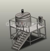 China SS304 Gel Making Liquid Detergent Mixer, Cosmetic Mixer Equipment for sale