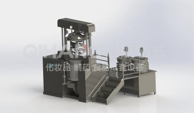 China High Quality Paste Cream Liquid Soap Vacuum Homogeneous Emulsifier Mixing Chemical Making Machine for sale