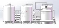 China 2000 Gpd RO Water Treatment Equipment For Seawater  Purification Cosmetics Toothpaste for sale