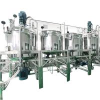 China Liquid Mixing Pot Stainless Steel Stirring Reactor For Cosmetic Production for sale