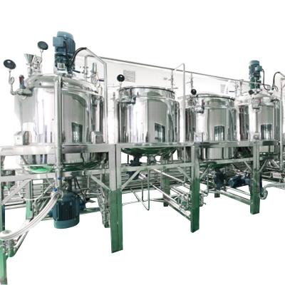 China Liquid Mixing Pot Stainless Steel Stirring Reactor For Cosmetic Production for sale