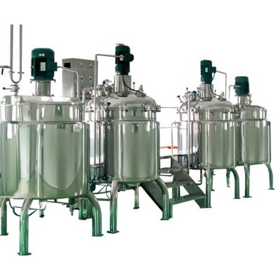 China Cosmetic Processing Vacuum Emulsifying  Mixer Homogenizer SS316L structure for sale