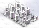 China 1000LPH Reverse Osmosis Plant Cosmetics Water Purifier Water Treatment System for sale