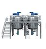 China 300L Inline Compact Sanitary Chemical Cosmetic Lotion Mixer Machine for sale