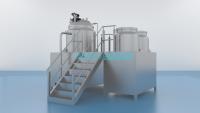 China Customized Cosmetic Cream Ultrasonic Emulsification Machine , High Shear Dispersing Emulsifier for sale