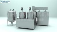 China Cream Food Cake Emulsifier Mixer Homogenizer 500L for sale