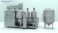 China Cosmetic Ointment Vacuum Homogenizing Emulsifier 100L for sale