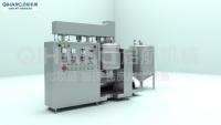 China Cosmetic Ointment Vacuum Homogenizing Emulsifier 100L for sale