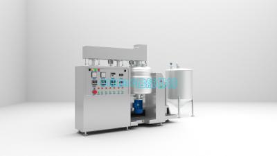 China SS316 Cosmetic Vacuum Emulsifying Machine Lab Cream Lotion Mixer for sale