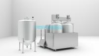 China Oil Ointment Bottom Homogenizer Vacuum Emulsifying Mixer for sale