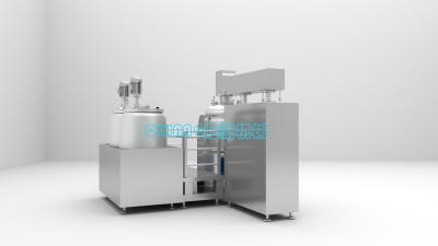 China Oil Ointment Bottom Homogenizer Vacuum Emulsifying Mixer for sale