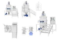 China Cosmetic Cream Emulsifying Stirring Equipment Gel Wax Paste Homogenizer Making Machine for sale