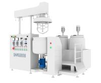 China 1.5kw 100L Emulsifying Toothpaste Making Machine Vacuum Homogenizer Mixer for sale