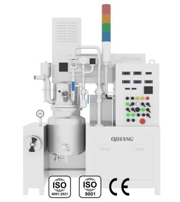 China Button Control Homogenizing Machine Automatic Cosmetic Cream Lotion Toothpaste Processing Equipment for sale