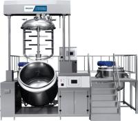 China Paste Cosmetic Double Jacketed Vacuum Emulsifying Mixing Machine for sale