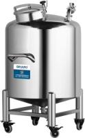 China 50L-10000L Cosmetic Chemical Storage Tank Stainless Steel 304 Two Layers for sale