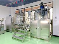China SS316 Cosmetic Mixing Machine Automatic Liquid Homogenizing Soap Gel Making Machine for sale