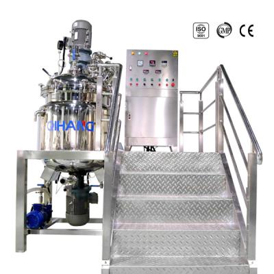 China Automatic Cosmetic Making Machine Cream Lotion Ointment Vacuum Homogenizier Emulsifier for sale