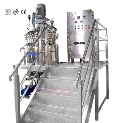 China Wear Resistant Cosmetics Ointment Manufacturing Machine Vacuum Homogenizier Emulsifier for sale
