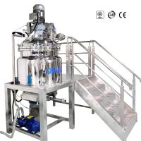 China 380V Cosmetic Manufacturing Machinery 200L Fixed Type Vacuum Emulsifier for sale