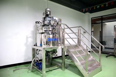 China Face Cream Body Lotion Ointment Gel Vacuum Homogenizing Emulsifying Mixing Machine for sale