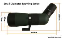 China Long Range 30x50mm 530g Optics Spotting Scopes For Target Shooting for sale
