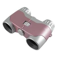 China 3x28mm Kids Plastic Binoculars 28mm Obj.Lens Pink Mini Telescope for sale