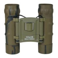 China Mult Coated 10x25mm High Magnification Binoculars 2.5mm Exit pupil for sale