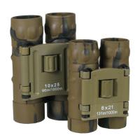 China Center Focus 10x Roof Prism Binoculars Fully Coated Desert Camouflage for sale